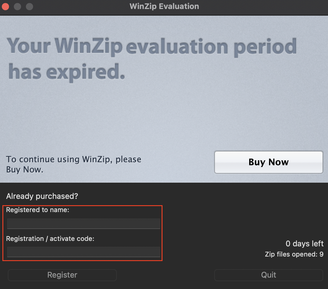 KB Corel: WinZip Registration Guide